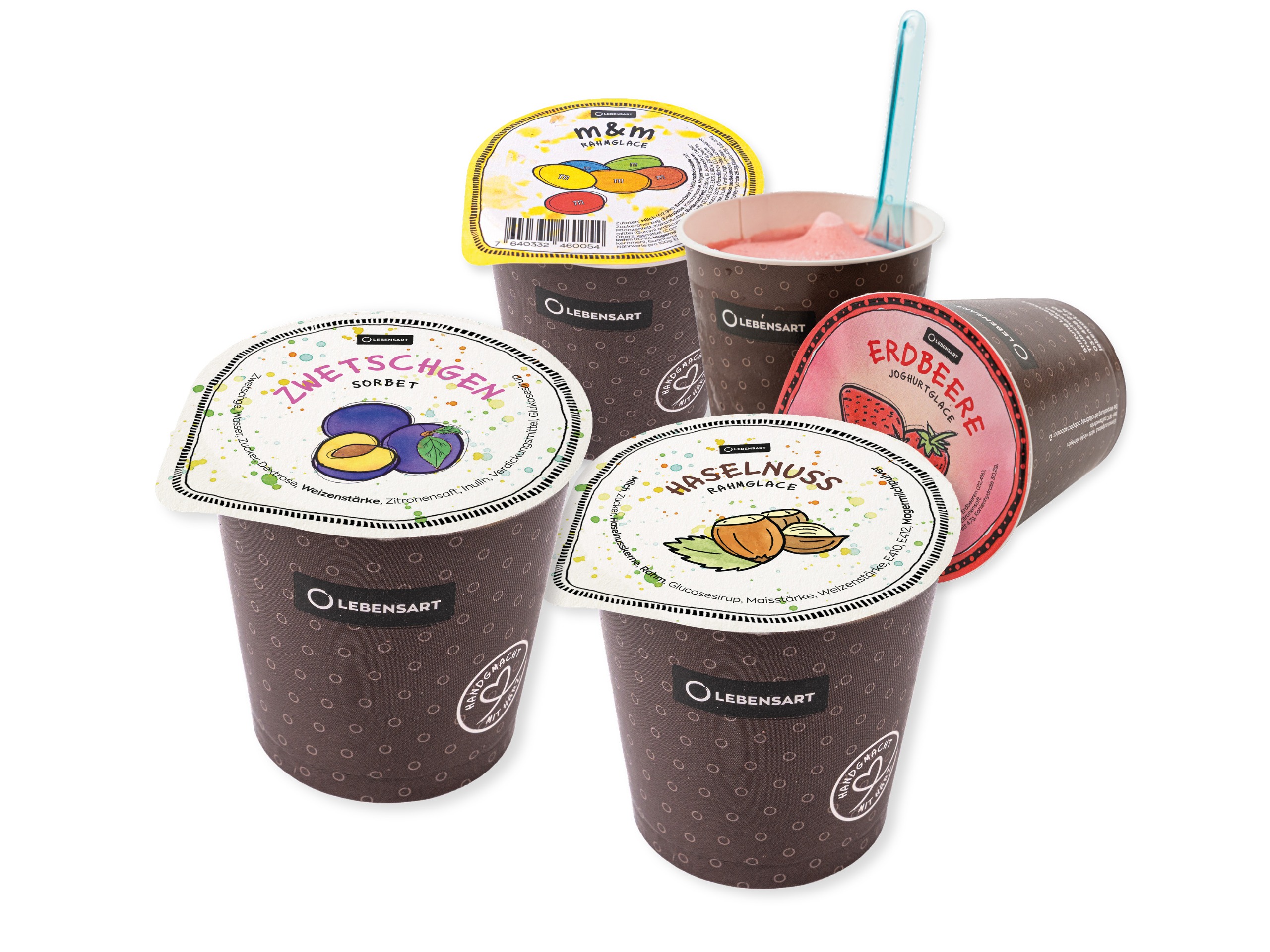 Neue Glacé-Sorten – Markthalle Bärau